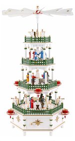 German Christmas Pyramids - Candle Pyramids - Weihnachts Pyramiden