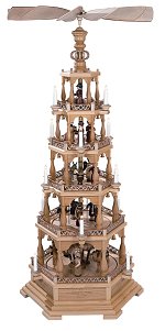 German Christmas Pyramids - Candle Pyramids - Weihnachts Pyramiden